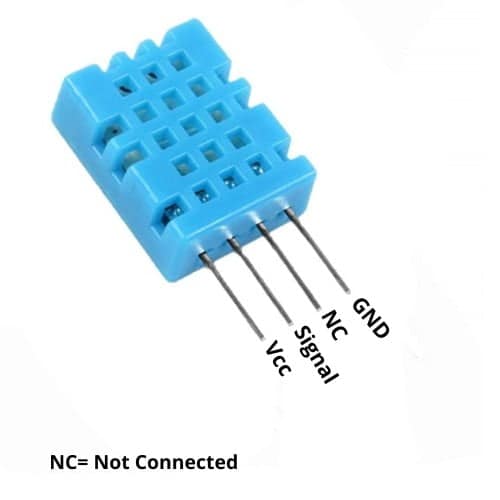 DHT11 Sensor Digital Temperature and Humidity Sensor - GSA Electronic India
